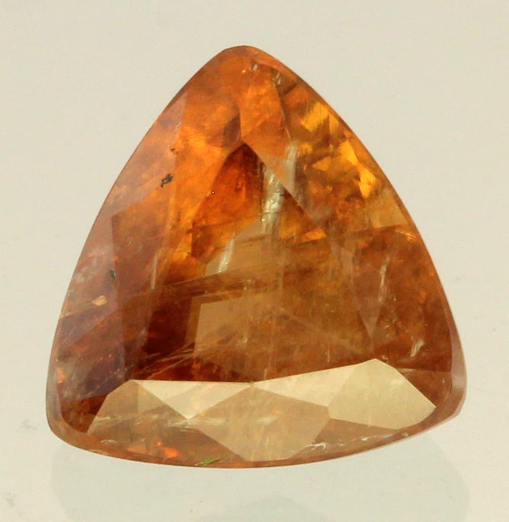 Siderite - Natural, Faceted, Orange, 1.66 ct - International Gem Society