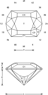 Roval Brilliant: Faceting Design Diagram - International Gem Society