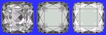 Checker Star: Faceting Design Diagram - International Gem Society