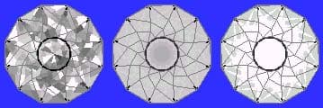 12 Swirl: Faceting Design Diagram - International Gem Society