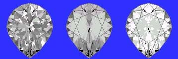 Brilliant Pear 1.197: Faceting Design Diagram - International Gem Society