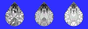 Brilliant Pear 1.30: Faceting Design Diagram - International Gem Society