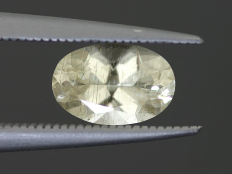 Scapolite - Natural, Faceted, Colorless, 0.37 ct - International Gem ...