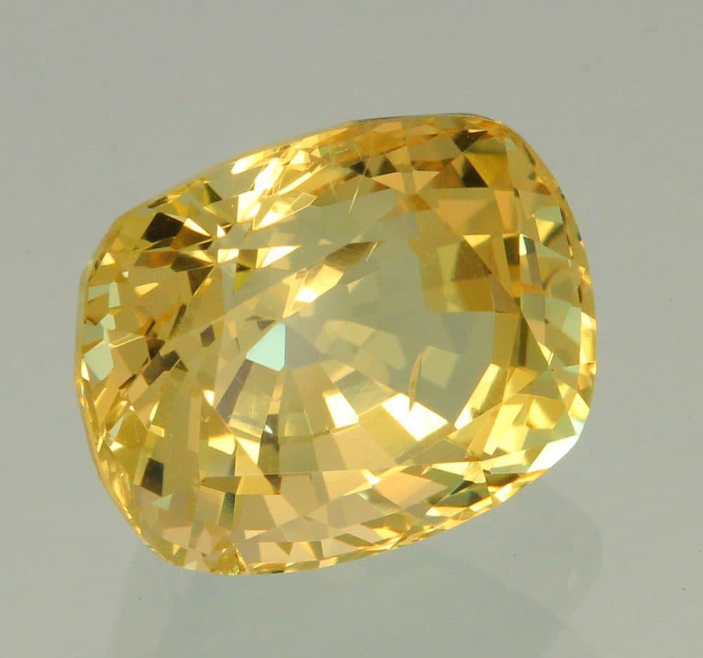 Danburite - Natural, Faceted, Yellow, 6.53 ct - International Gem Society