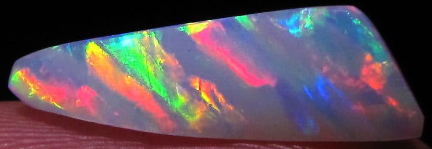 Opal Stone - Natural, Cabochon, Purple - International Gem Society