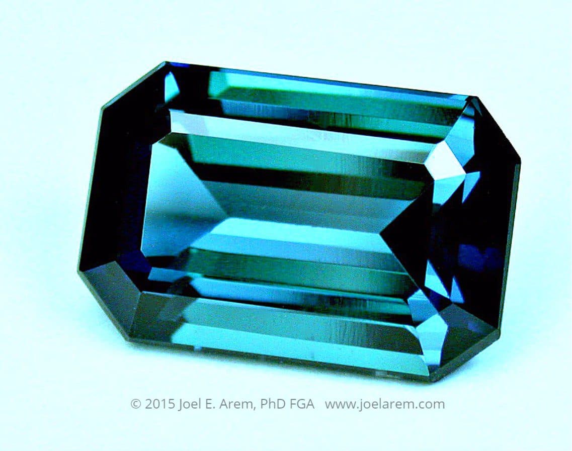 Indicolite - Natural, Faceted, Blue, 9.84 ct - International Gem Society