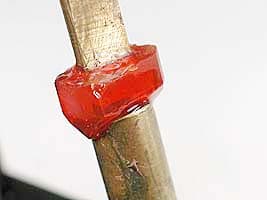 Transferring Heat Sensitive Stone to New Dop - International Gem Society