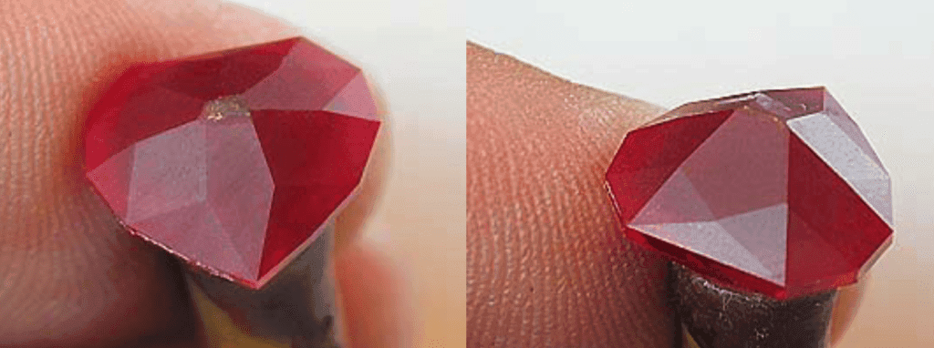 Simple Heart Ruby: Cutting Instructions - International Gem Society