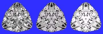"3LD" Triangle: Faceting Design Diagram - International Gem Society