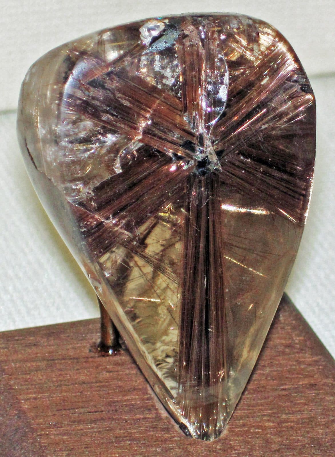 Rutilated Quartz - Natural, Cabochon, Colorless - International Gem Society