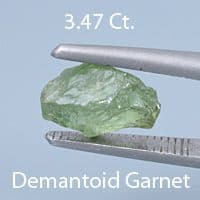 Demantoid Garnet - Natural, Faceted, Green - International Gem Society