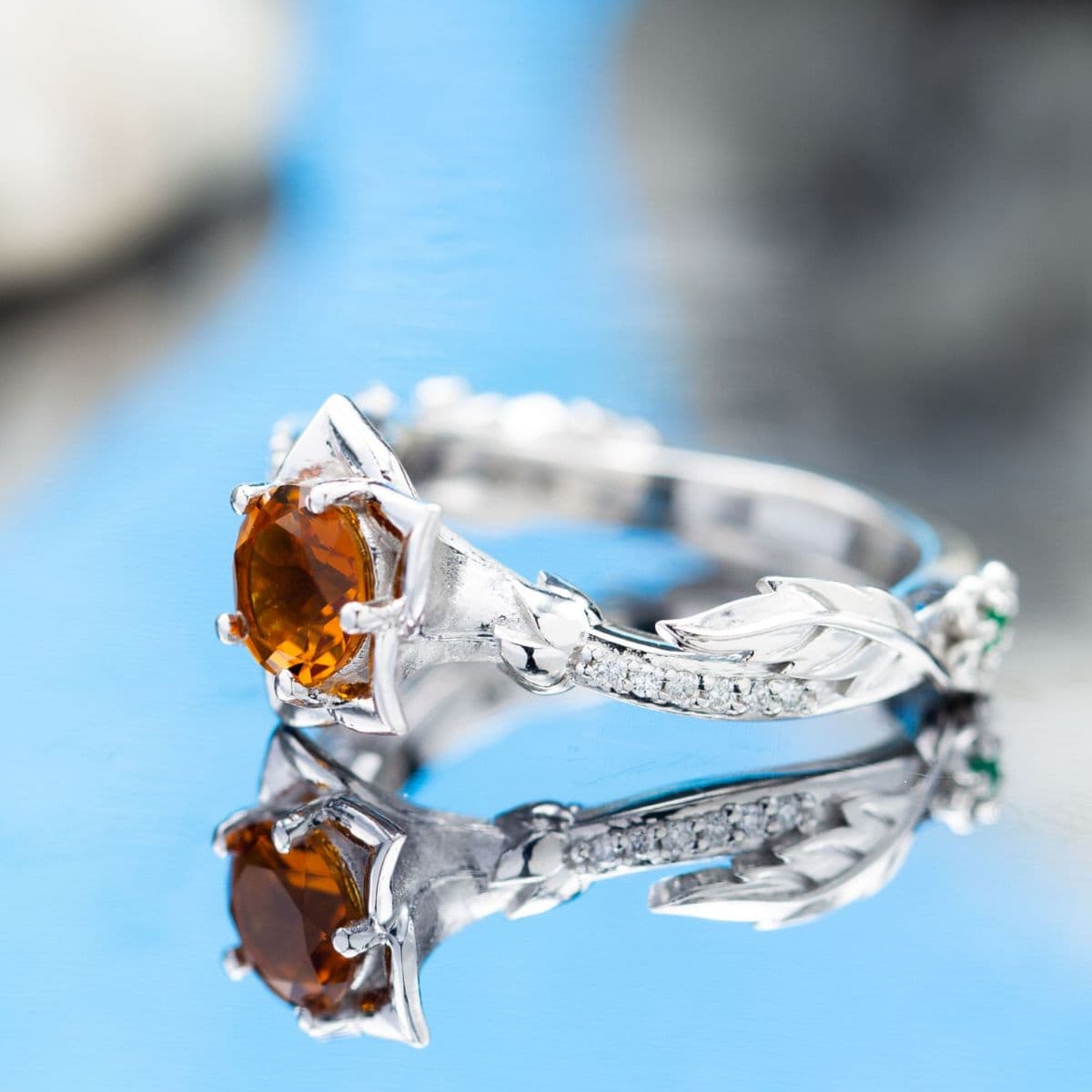 Citrine - Natural, Faceted, Orange - International Gem Society