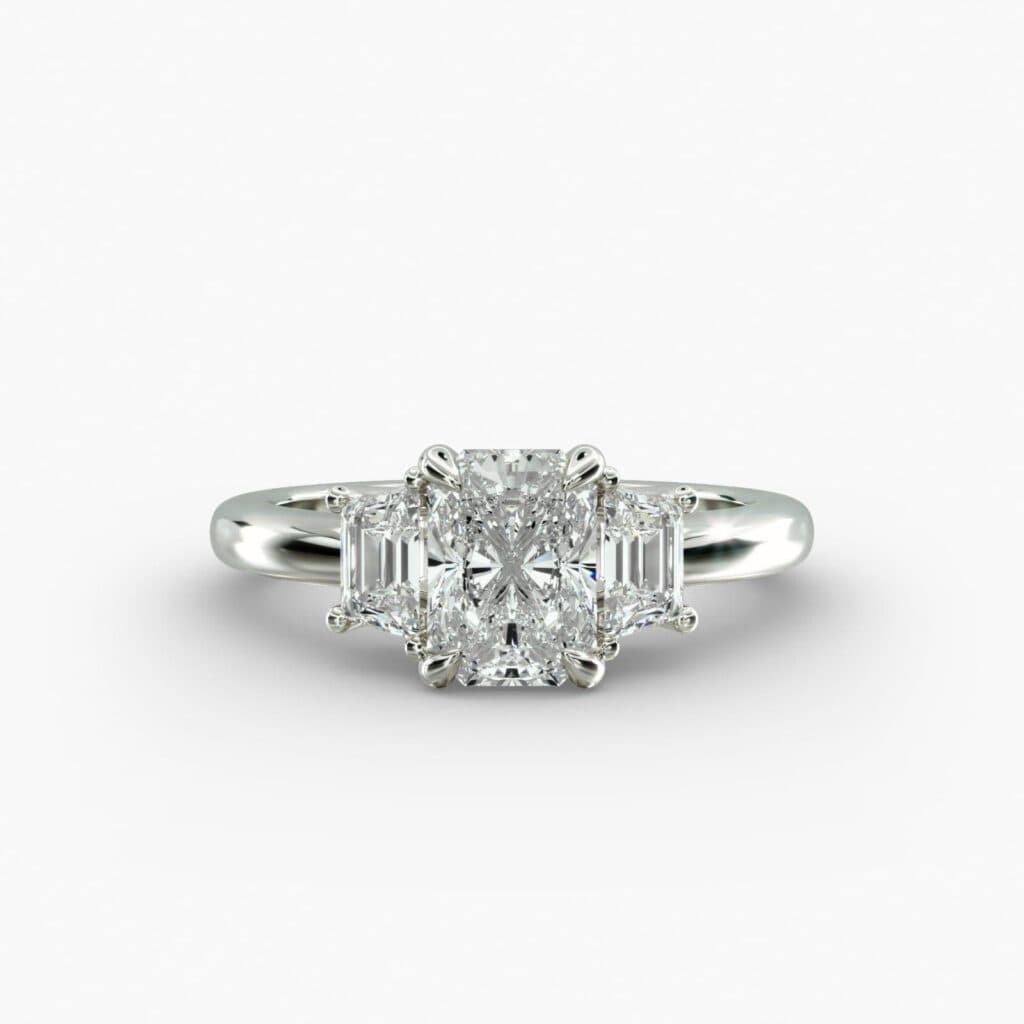 The Best Settings for a Radiant Cut Diamond Ring - International Gem ...