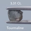 Tourmaline - Natural, Faceted, Gray, 0.92 ct - International Gem Society