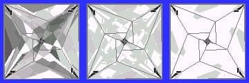 Squeezed Square: Faceting Design Diagram - International Gem Society