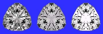 3-Corner Triangle: Faceting Design Diagram - International Gem Society