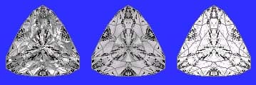 Three Blade Triangle: Faceting Design Diagram - International Gem Society