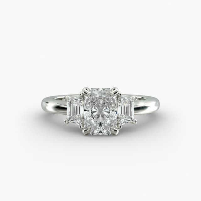 The Best Settings for a Radiant Cut Diamond Ring - International Gem ...