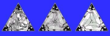 Crazy Triangle: Faceting Design Diagram - International Gem Society