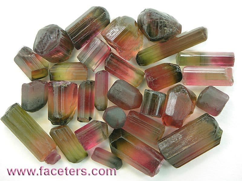 Watermelon Tourmaline - Natural, Rough, Green - International Gem Society