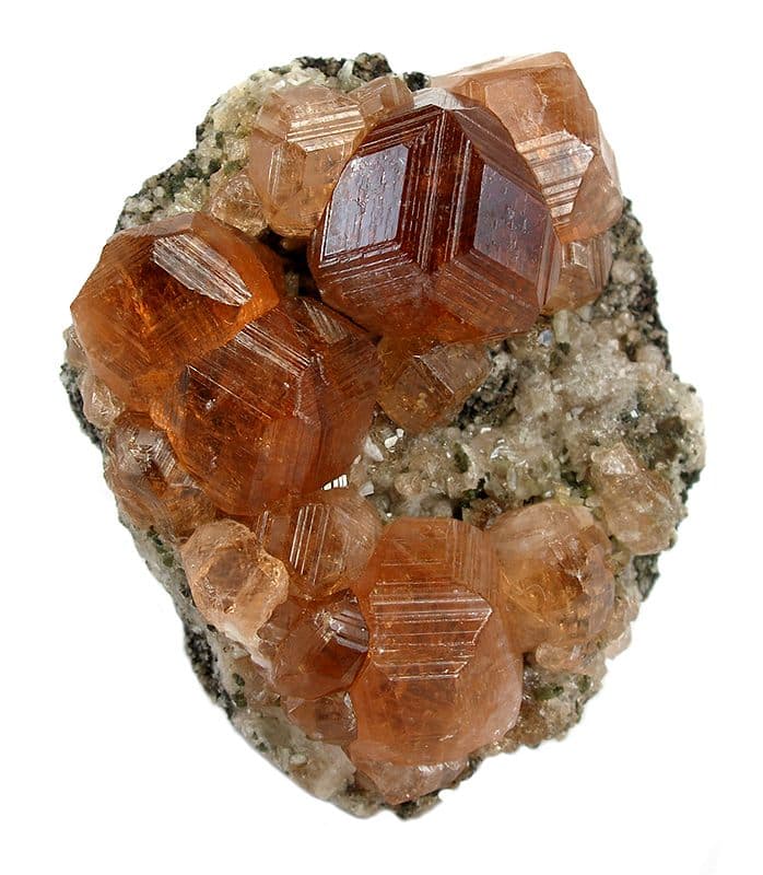 Grossular Garnet - Natural, Specimen, Orange - International Gem Society