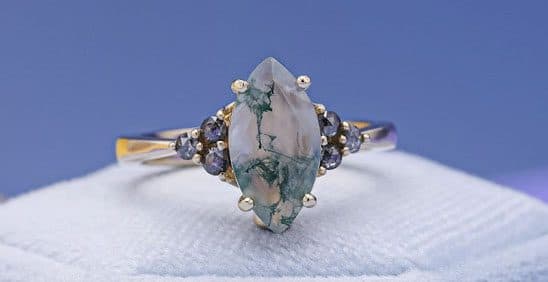 Moss Agate Engagement Ring Guide - International Gem Society