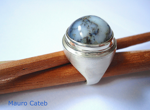 Opal Stone - Natural, Cabochon, White - International Gem Society