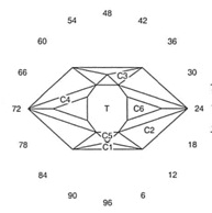 Contort: Faceting Design Diagram - International Gem Society