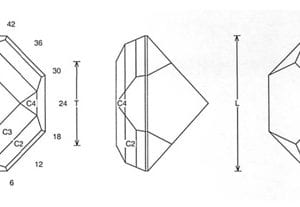 Gemstone Faceting Diagrams and Technical Cutting Information ...