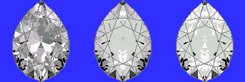 Gram Barion Pear: Faceting Design Diagram - International Gem Society