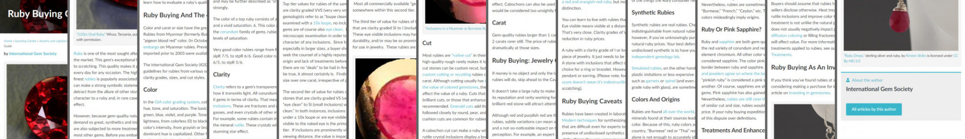 Ruby Buying Guide - International Gem Society