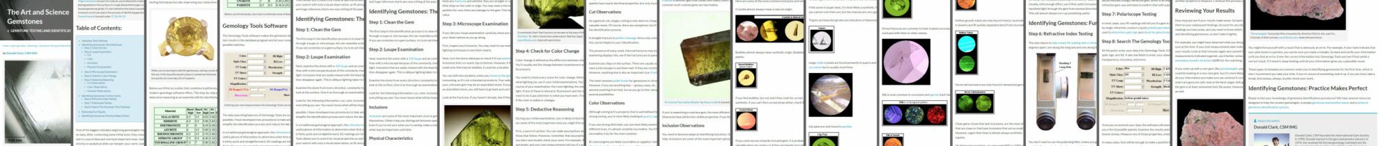 The Art and Science of Identifying Gemstones - International Gem Society