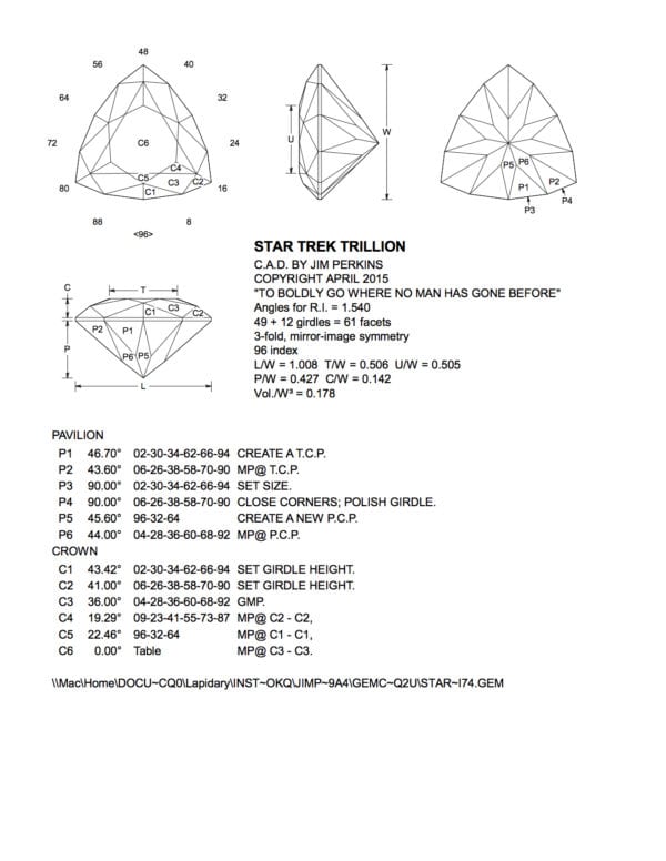 Precision Faceting A Story Gemstone: Gem Design
