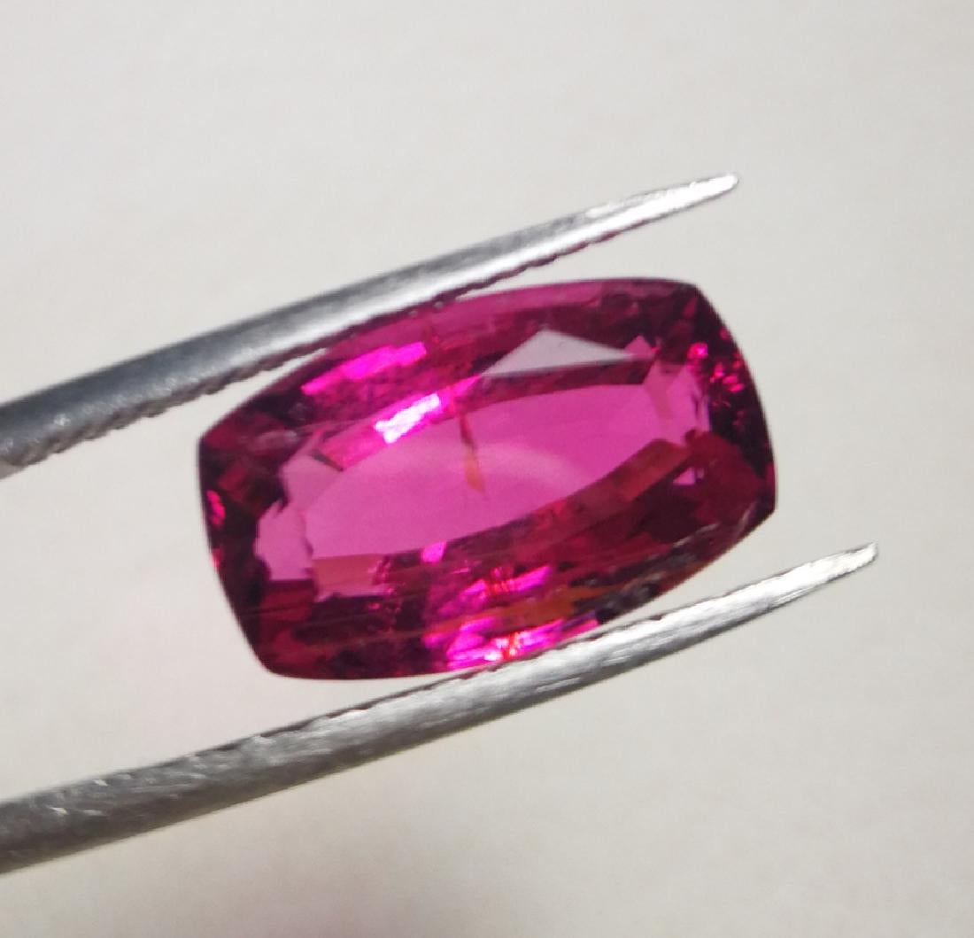Rubellite - Natural, Faceted, Red, 6.90 ct - International Gem Society