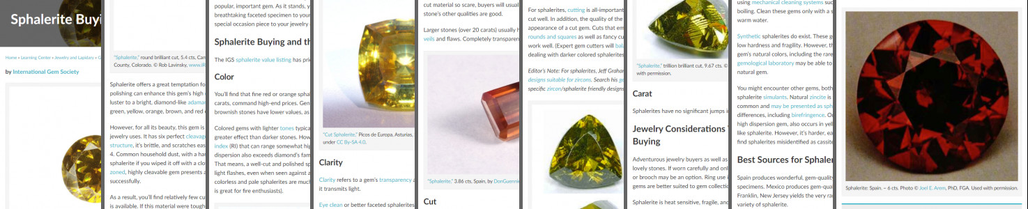 Sphalerite Buying Guide - International Gem Society- IGS