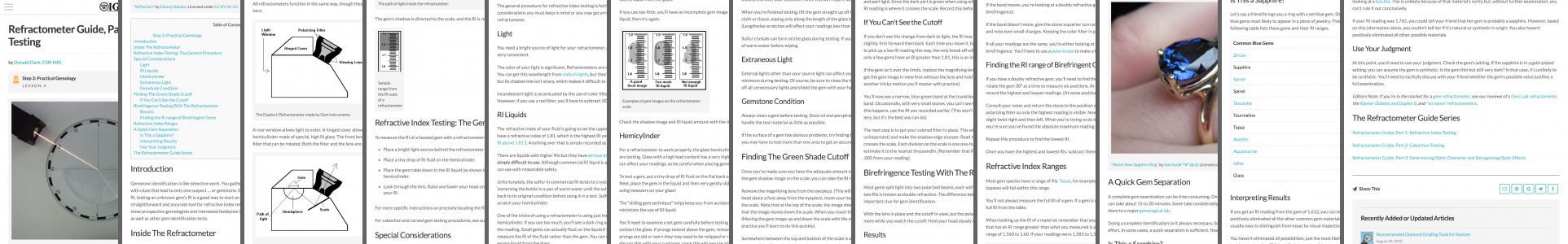 Refractive Index Testing - International Gem Society