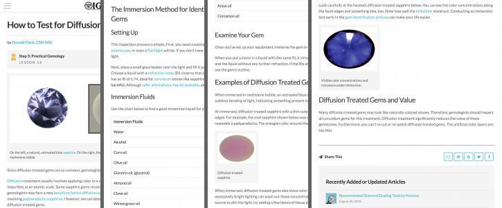 How to Test for Diffusion Treated Gems - International Gem Society