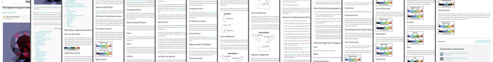 The Spectroscope: A Gemologist's Guide - International Gem Society