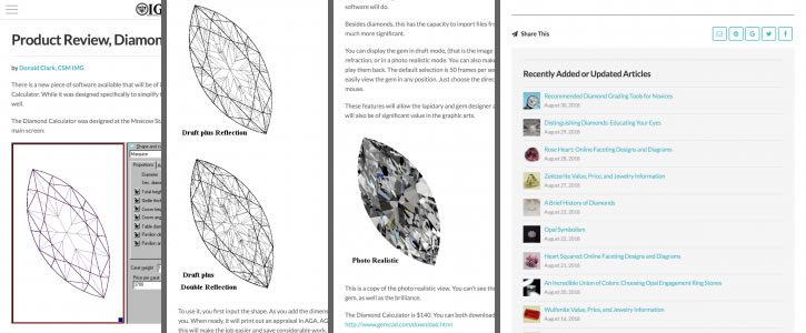 Product Review, Diamond Calculator - International Gem Society