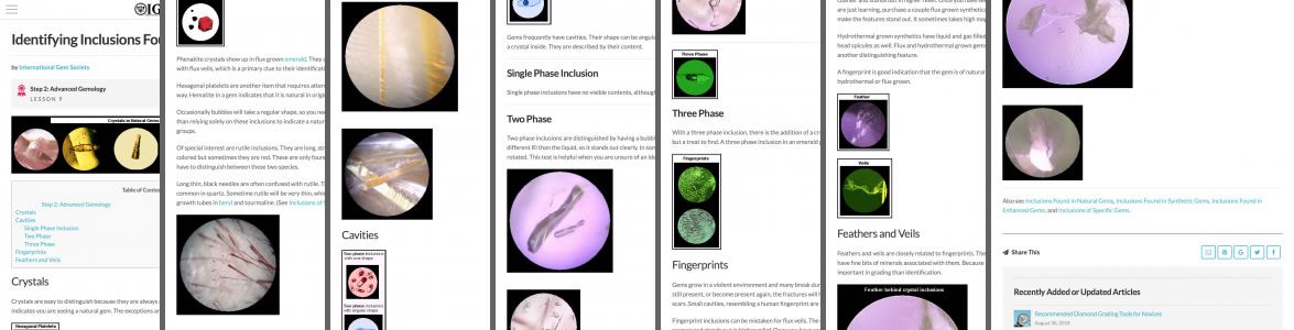 Identifying Inclusions Found in Natural Gems - International Gem Society