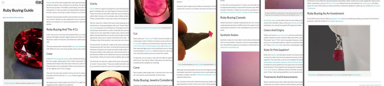 Ruby Buying Guide - International Gem Society