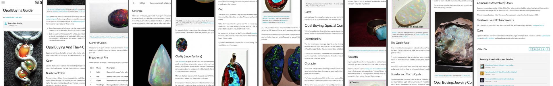 Opal Buying Guide - International Gem Society