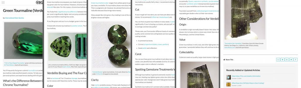 Green Tourmaline (Verdelite) Buying Guide - International Gem Society