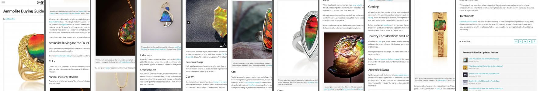 Ammolite Buying Guide - International Gem Society - IGS