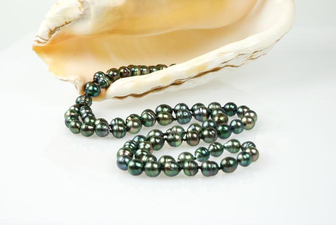Saltwater Pearl - Natural, Rough, Green - International Gem Society
