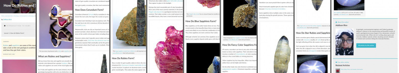 How Do Rubies and Sapphires Form? - International Gem Society