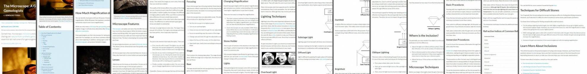 The Microscope: A Guide for Gemologists - International Gem Society