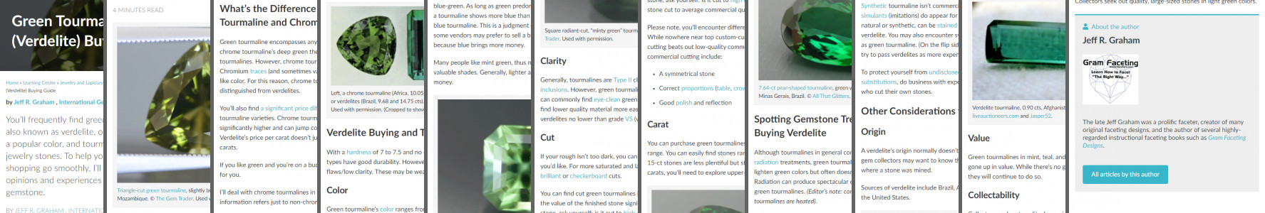 Green Tourmaline (Verdelite) Buying Guide - International Gem Society
