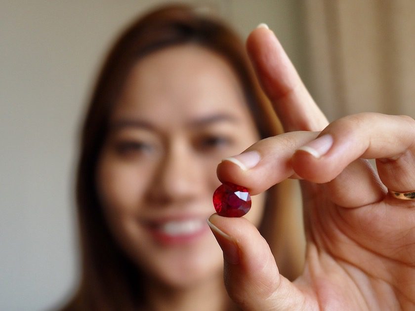 An Exceptional Vietnamese Ruby with "Pigeon's Blood" Color - IGS ...